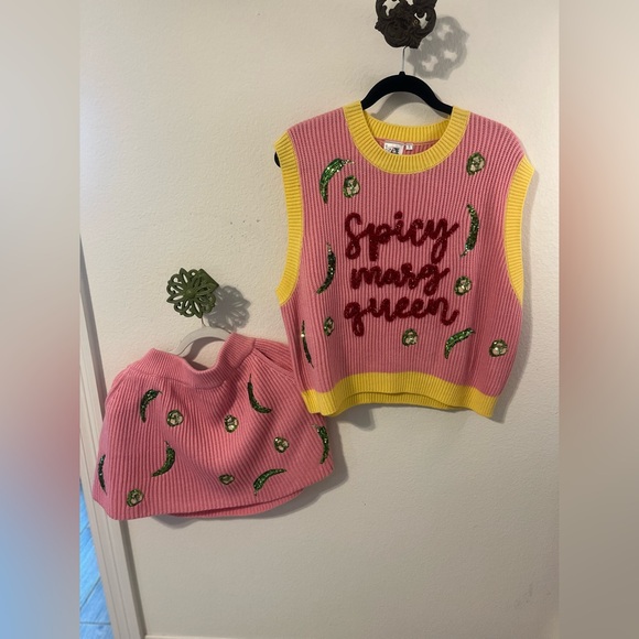 QUEEN OF SPARKLES | Sweaters | Qos Spicy Marg Set | Poshmark